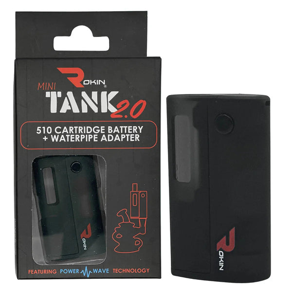 Rokin Mini Tank 2.0 with Rig Adapter | Battery Kit – Coastal Hemp Co