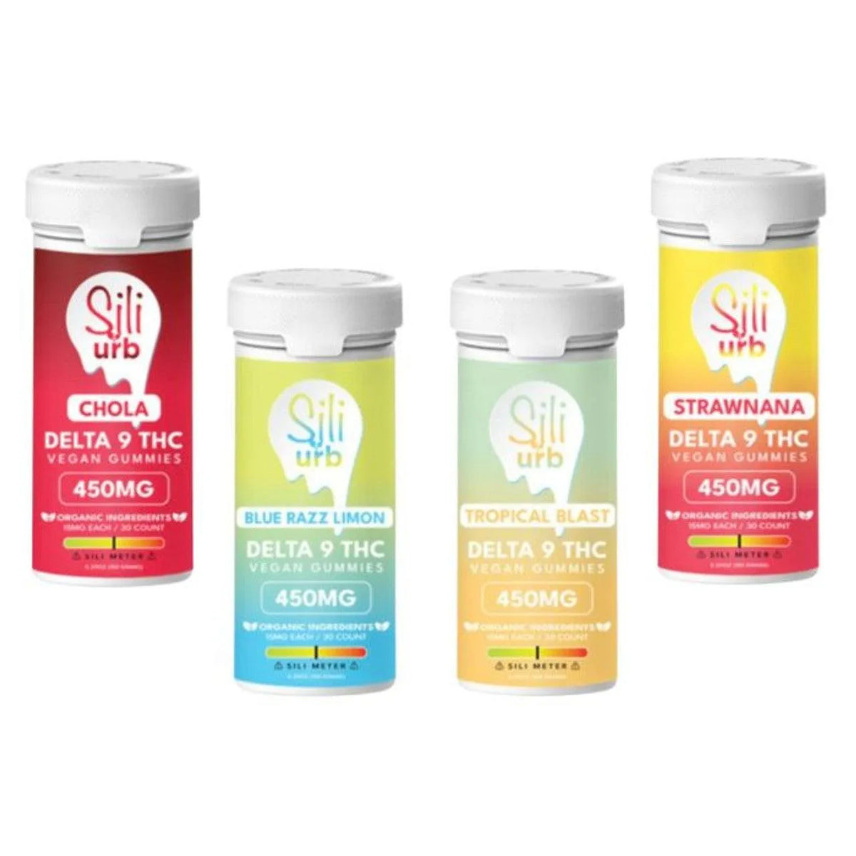 Sili x Urb D9 THC Gummies | 450mg | Organic – Coastal Hemp Co